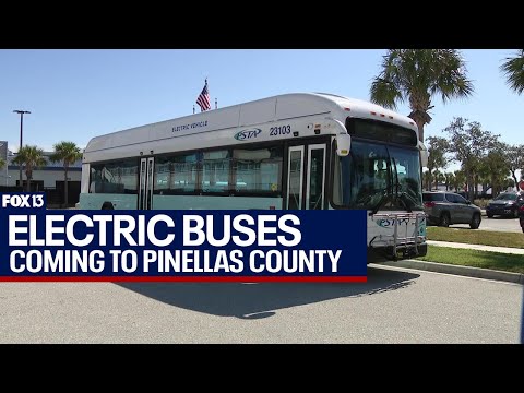 PSTA unveils zero-emission electric buses for Pinellas County