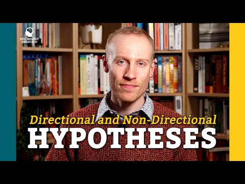 DIRECTIONAL or NON-DIRECTIONAL HYPOTHESIS - WHAT'S THE DIFFERENCE?