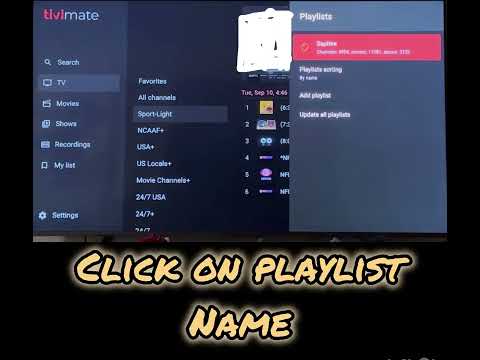 How to update Playlist, Username, Password Tivimate