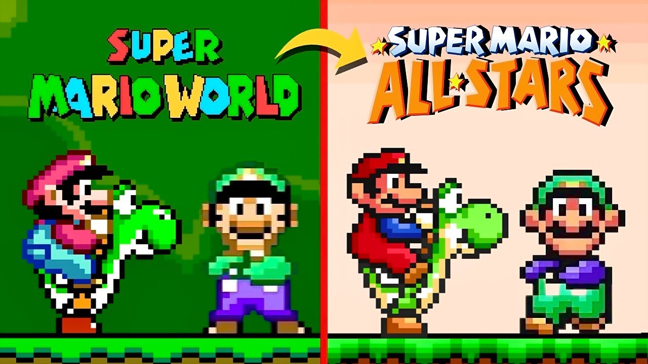 What if Super Mario World had SMB All-Stars GFX & Sprites!