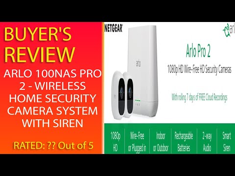 Review Of Arlo 100Nas Pro 2 - Wireless Home Security Camera System With Siren