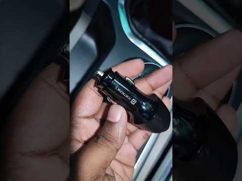 car 🔋🔌 charger|How to use portronics adapter| car power 🚘 #shorts