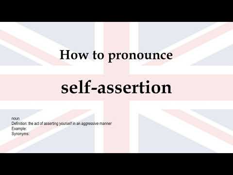 self assertion