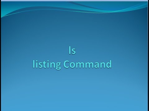 ls Linux Command - Linux Tutorial in Urdu