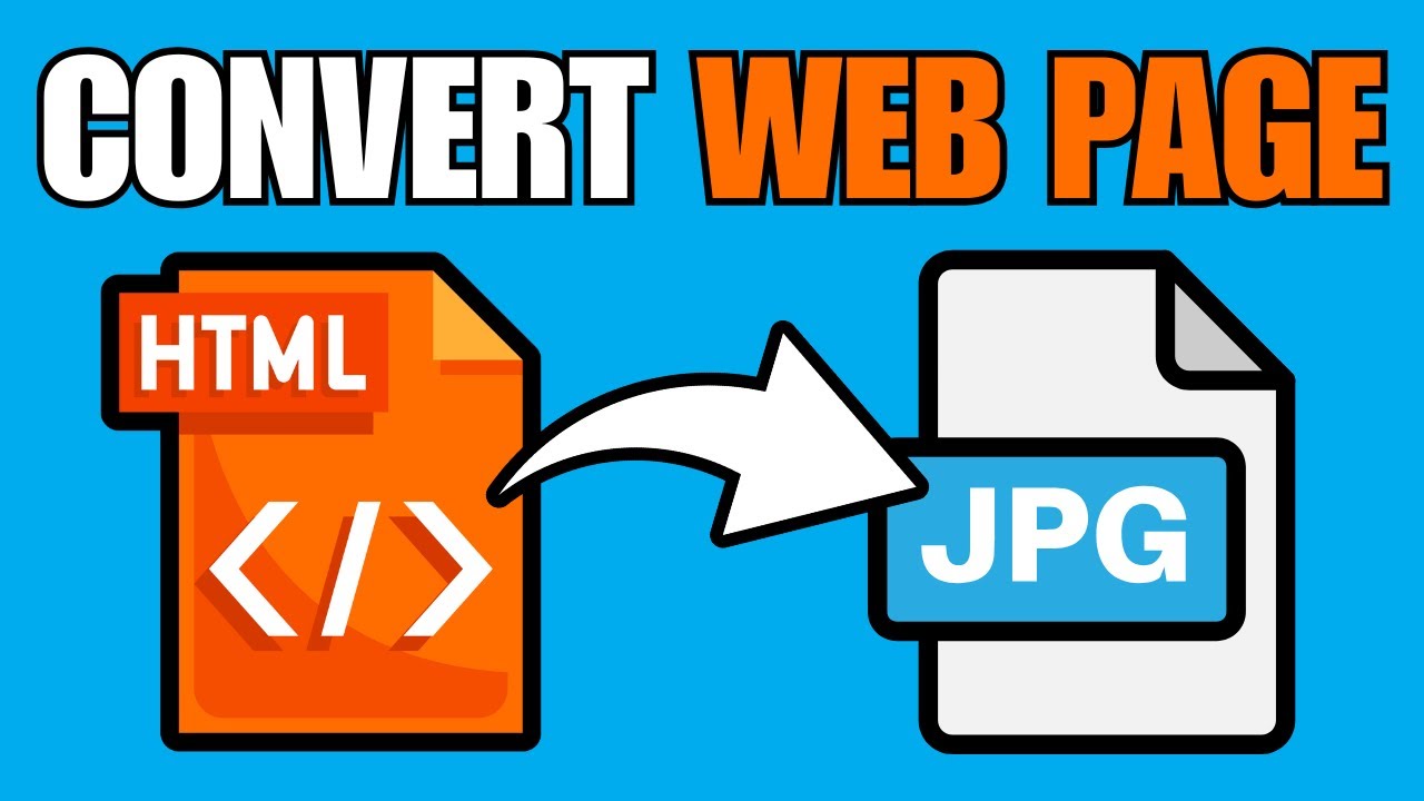 How To Convert HTML Web Page to Image (JPG & PNG)