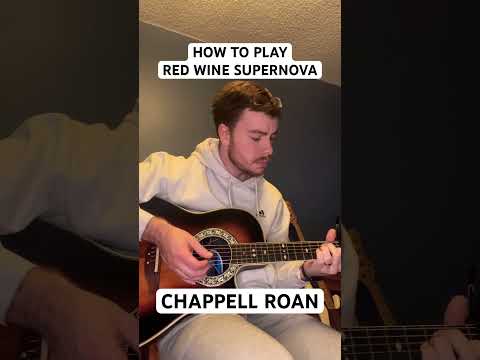 Red Wine Supernova Intro - Chappell Roan // Guitar Tutorial #howtoplayguitar #redwinesupernova