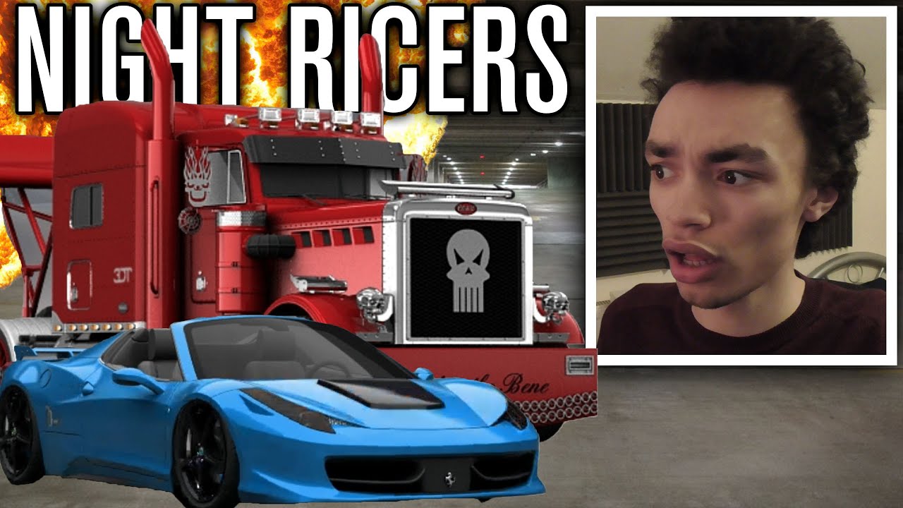 NIGHT RICERS (FERRARI 458, PETERBILT 359) | 3DTuning #12