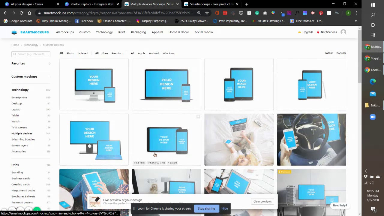 Create A Mockup for Your Canva Designs using Smartmockups