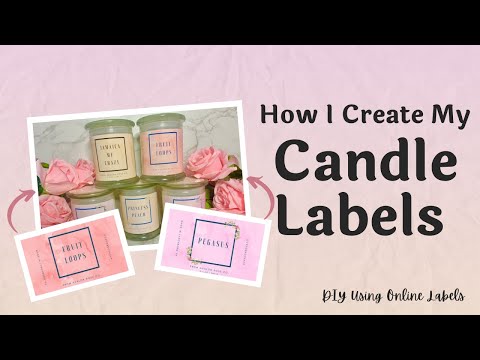 HOW TO PRINT YOUR OWN PRODUCT LABELS AT HOME | DIY candle labels using Online Labels