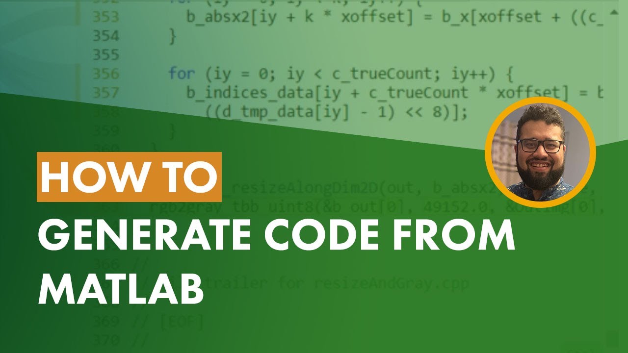 How to Generate Code from MATLAB