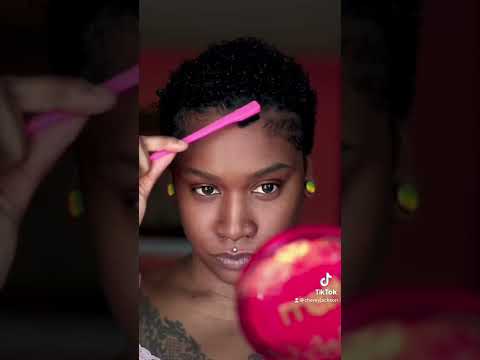 TWA Short Curly 3C/4A Hair Tutorial with Mielle Organics and Eco Styler