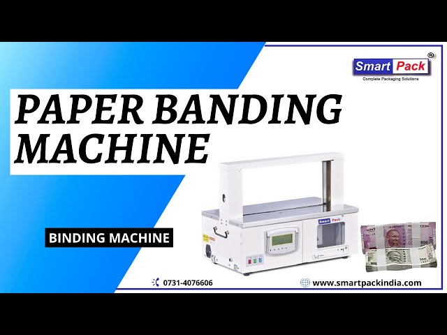 Semi Automatic Box Strapping Machine - Notes Bundling Machine (Paper ...