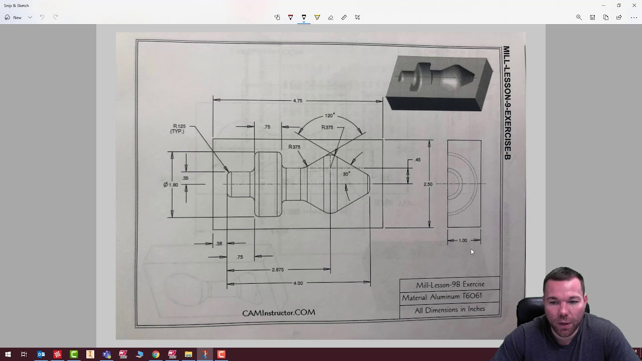 3D Mill Lesson 9 Exercise B