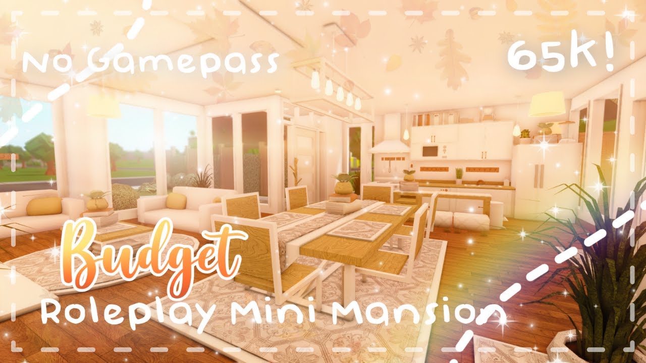 Roblox Bloxburg - No Gamepass Budget Mini Roleplay Mansion - Minami Oroi