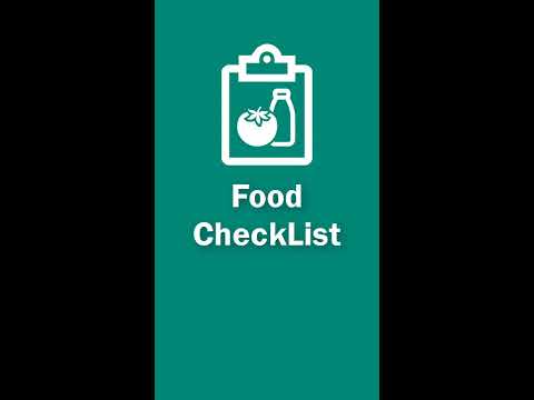 Food CheckList - your groceries tracker and shopping list