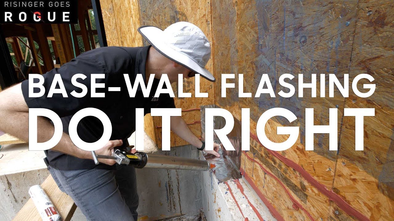 Flashing before Brick or Stone