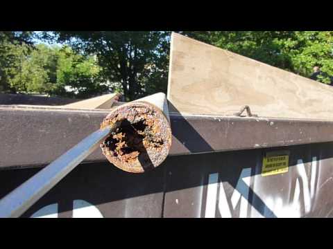 Clogged Galvanized Tub Drain - NJ Kitchens and Baths