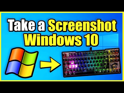 How to take a SCREENSHOT on Windows 10 and Print Screenshot (Easy Method)