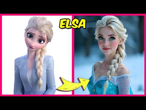 How FROZEN 1 & 2 Movie Characters Look In Real Life + Guess The Voice Quiz + Favorite Foods & More!
