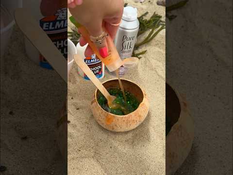 I Made SLIME at THE BEACH! π±ποΈππ*how to make slime*