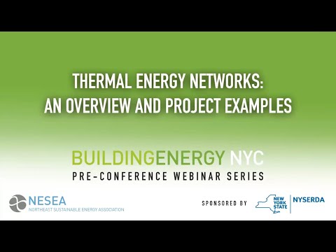 Thermal Energy Networks: An Overview and Project Examples