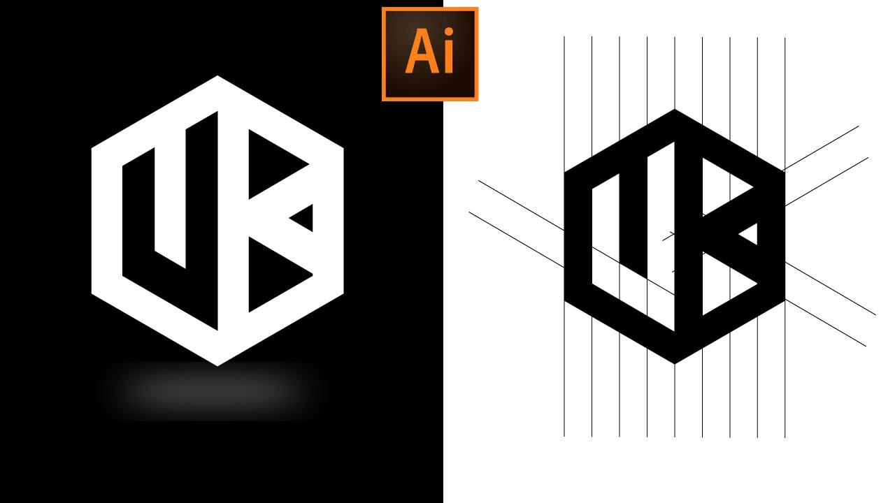 Creative Monogram Logo Design Process In Illustrator || Adobe Illustrator cc Tutorial