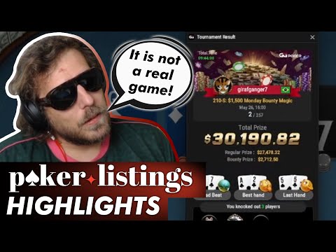 Girafganger7 Didnt Win? Game’s Broken! Online Poker Highlights!