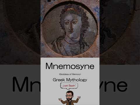 Mnemosyne | How to Say In American English | Just Sayin' | Historian's Eye | MCMP | 01864