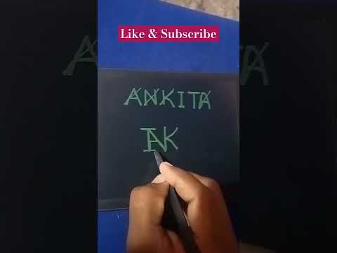 ANKITA name logodesign#shorts #Ankita