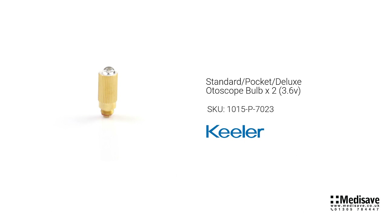 Standard Pocket Deluxe Otoscope Bulb x 2 3 6v 1015 P 7023