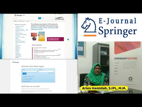 Tutorial Akses E-Journal Springer #PerpustakaanUINSA