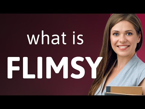 Deciphering "Flimsy": An English Word Dive
