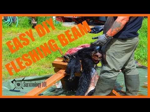 How to build a fleshing beam from PVC | Self-Sufficiency | Before It's News