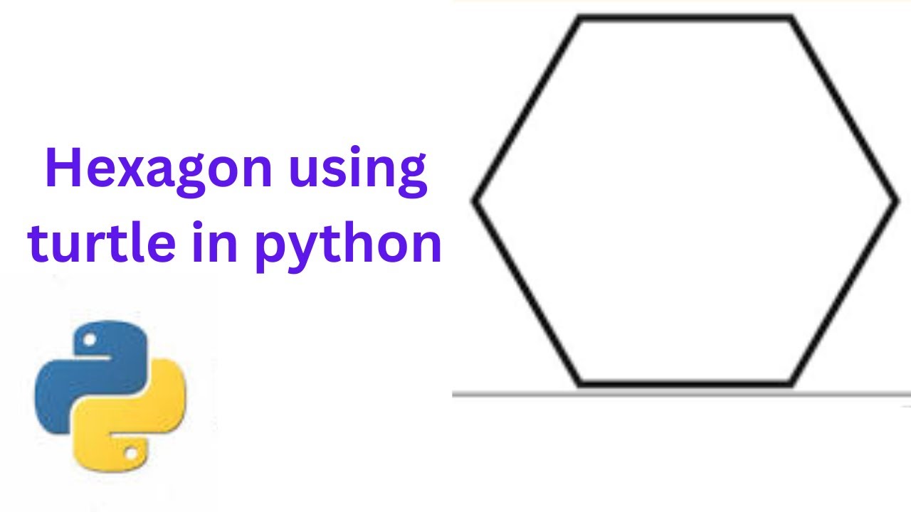 Making hexagon using turtle in python