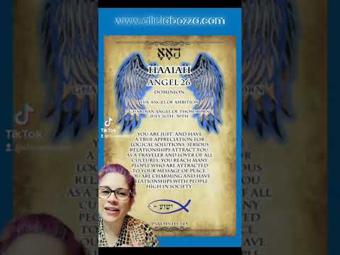 The 26th name of God, Haaiah and it's Hebrew letters