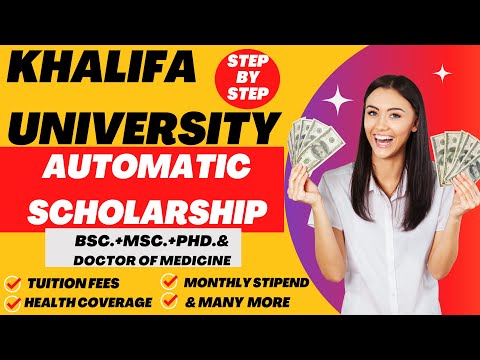 Khalifa University Fully Funded Scholarships 2023 for Bsc. Msc. Ph.D. | How to apply step by step