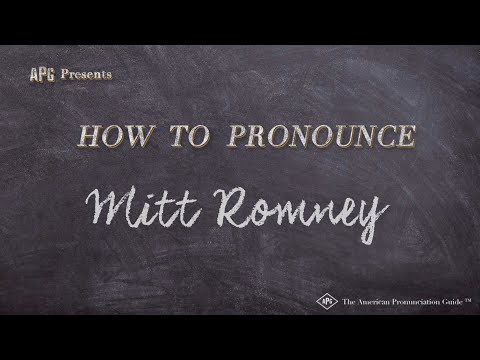 How to Pronounce Mitt Romney (Real Life Examples!)