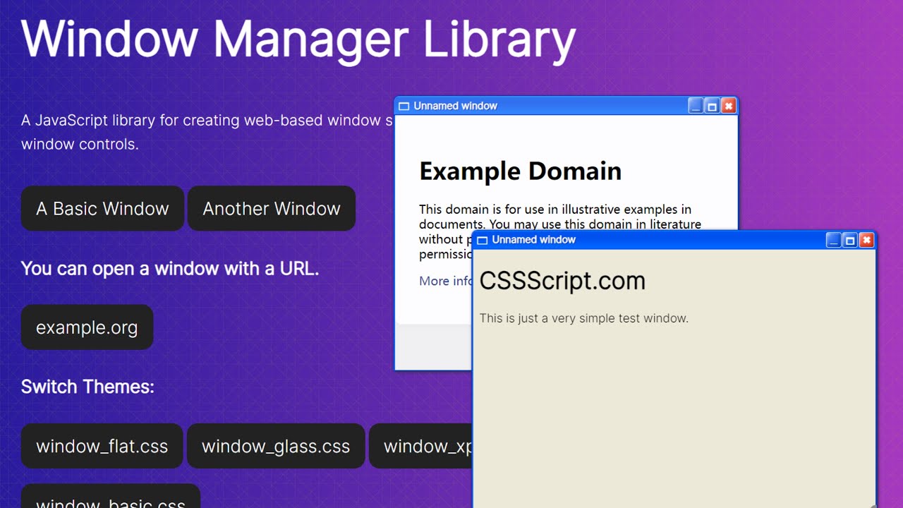 Build Draggable & Resizable Windows with JavaScript