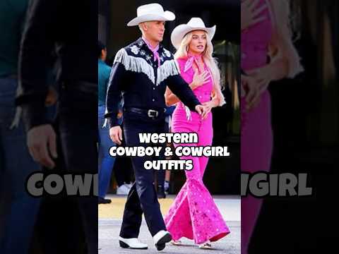 2023 Halloween: Western Cowboy & Cowgirl Costumes Ken and Barbie! #shorts