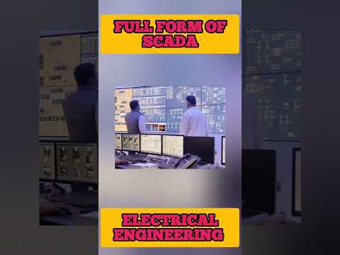 Full form of SCADA #electricalengineering