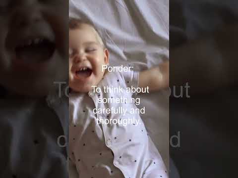 English Movie word Ponder meaning