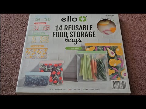 Costco Sale Item Review ello Reusable Food Storage Bags