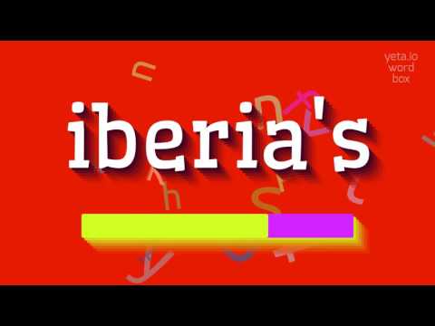 HOW TO SAY IBERIA'S? #iberia's