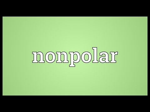 Nonpolar Meaning