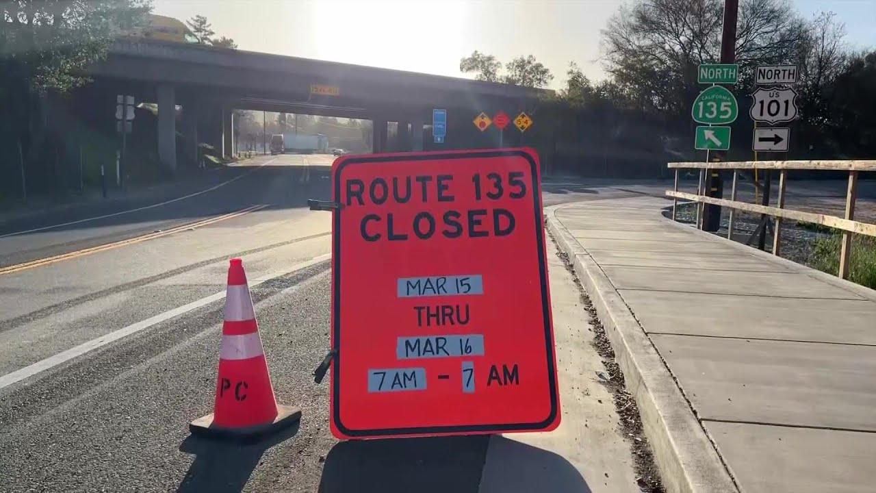 Highway 101 construction in Los Alamos to begin March 15th