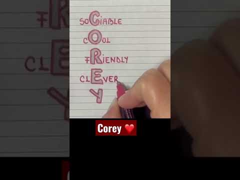 Meaning of the name COREY #meaning #name #corey