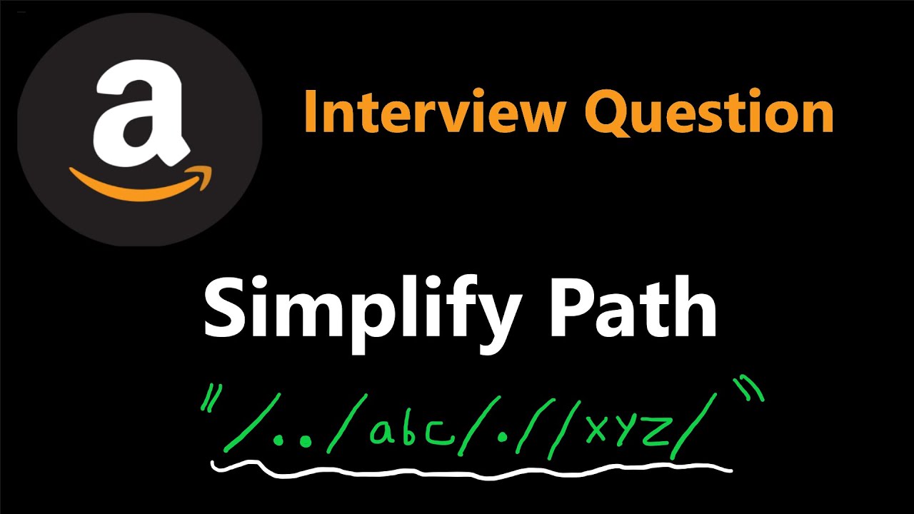 Simplify Path - Stack - Leetcode 71 - Python