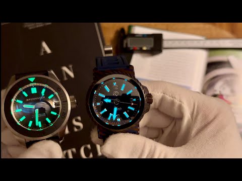 10 Point Watch Comparison - Episode 1 - Spinnaker Piccard vs H2O Kalmar 2 Deep Diver