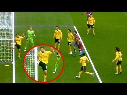 Impossible clearance in Football