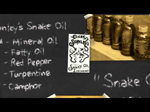History 101 - Patent Medicine